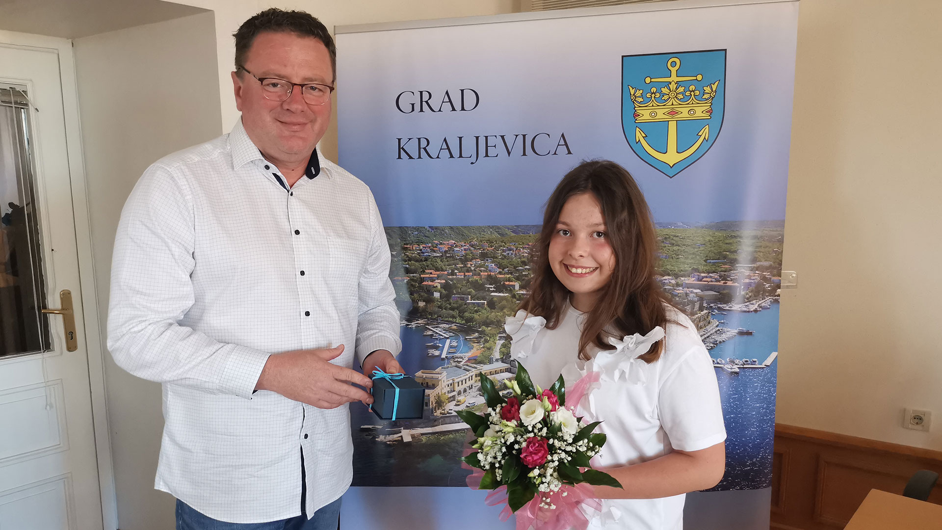 Primanje gradonačelnika: Ema je primjer mladima Kraljevice - Grad ...